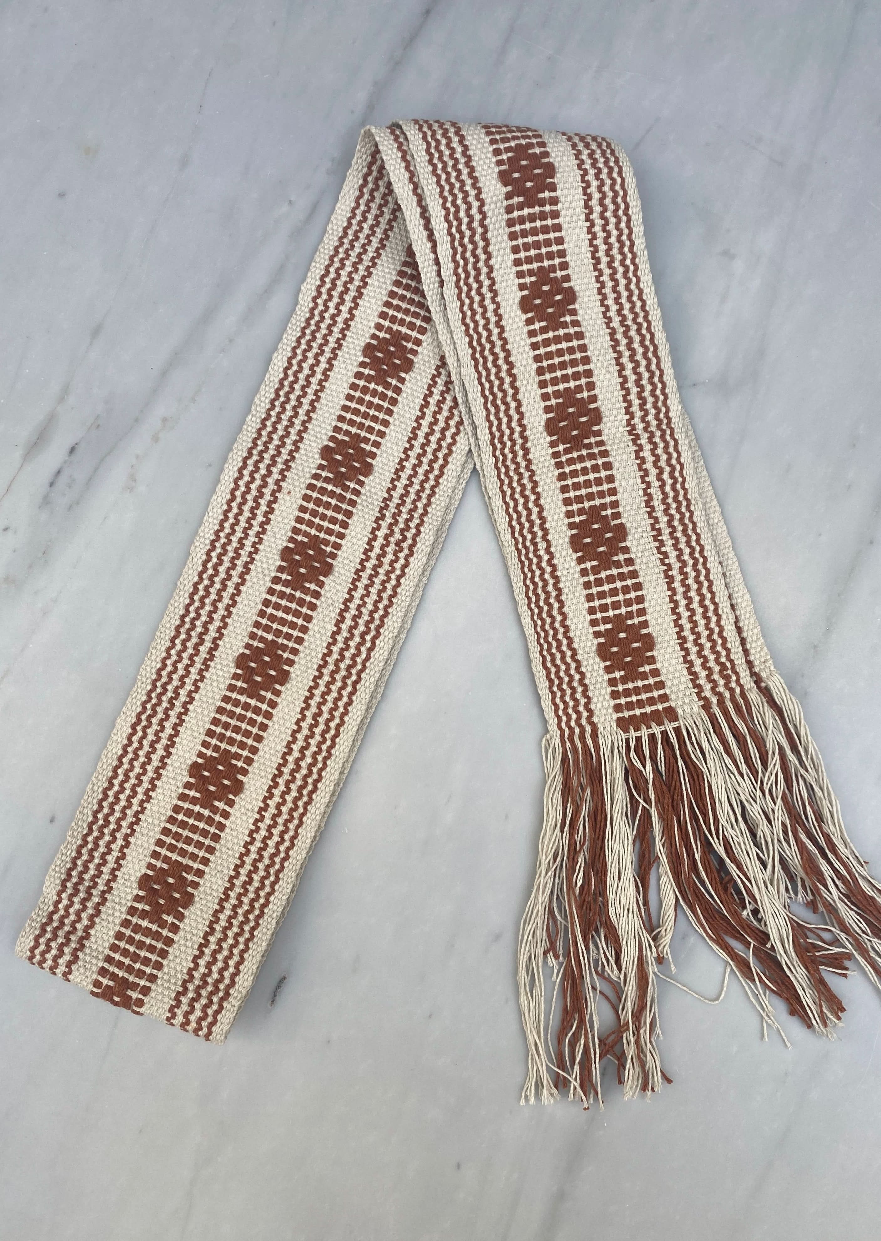 Made in Mexico Woven Belt - Tan and Cream – Cie Cie + Co