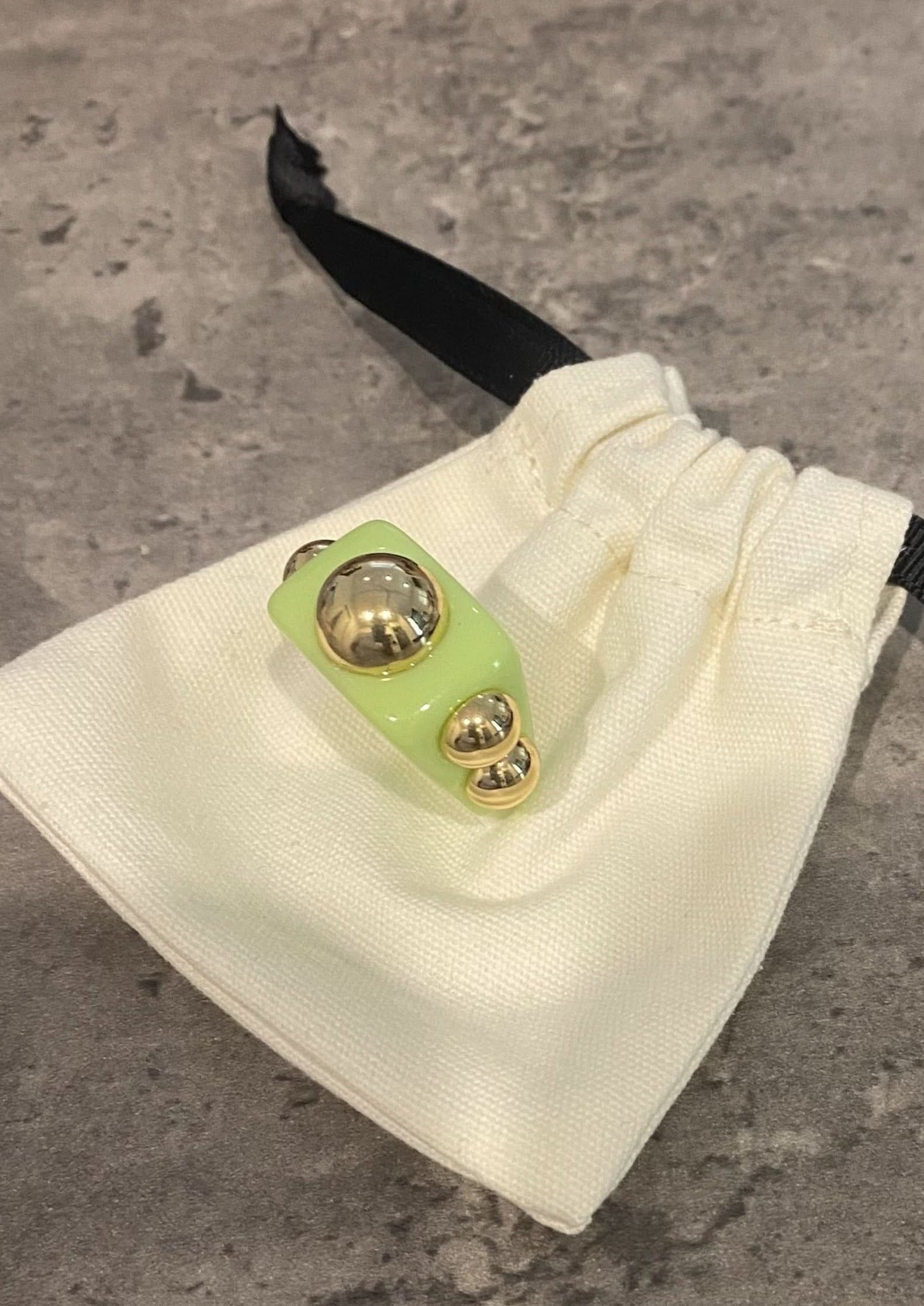 Chunky stackable plastic resin rings in bright, fun colours. – Cie Cie + Co